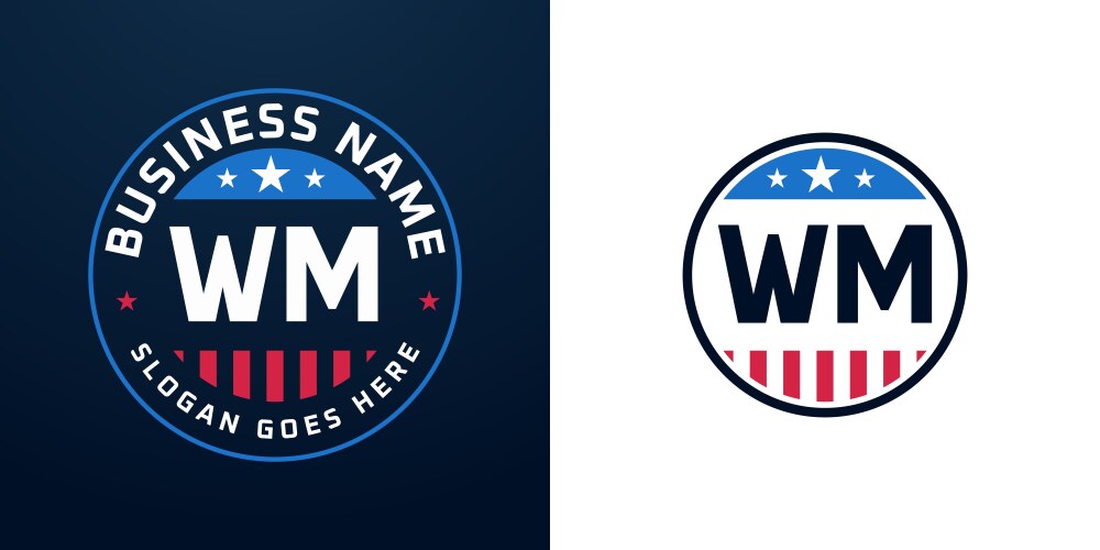 Letter Wm Logo Vector Images (over 2,200)