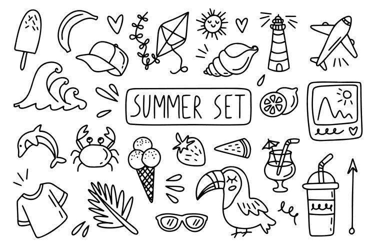 Beach Line Drawings Vector Images (over 16,000)