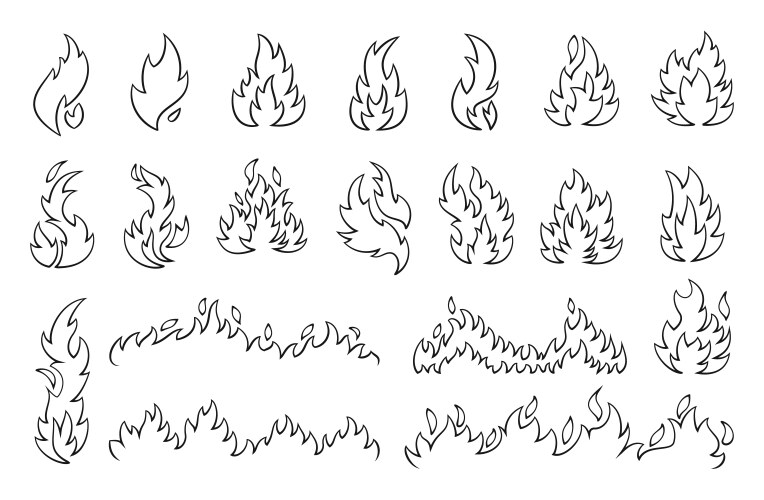 Fire Outline Vector Images (over 130,000)
