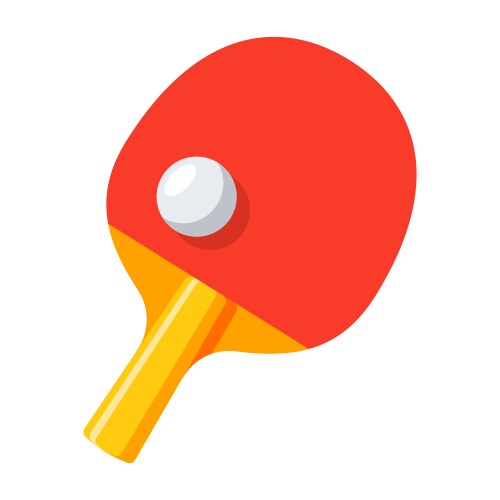 Table tennis rackets Royalty Free Vector Image