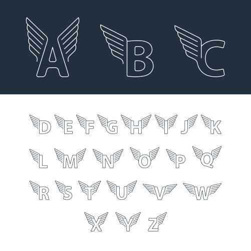 Letter Wings Vector Images (over 45,000)