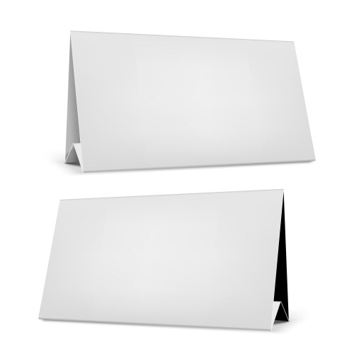 Paper calendar mockup Royalty Free Vector Image