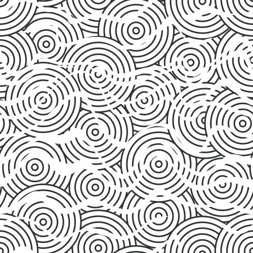 Abstract black and white background seamless Vector Image