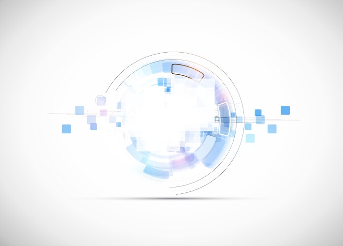 Infinity computer new technology concept business Vector Image