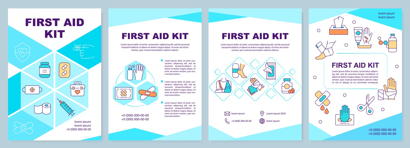 Brochure Template First Aid Vector Images (over 140)
