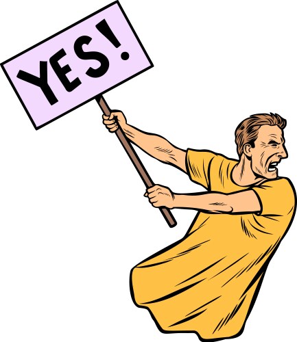 Yes Man Vector Images (over 5,100)
