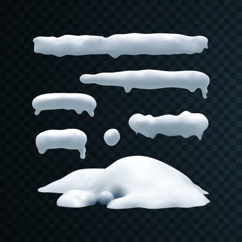 Snow Dripping Vector Images (over 850)