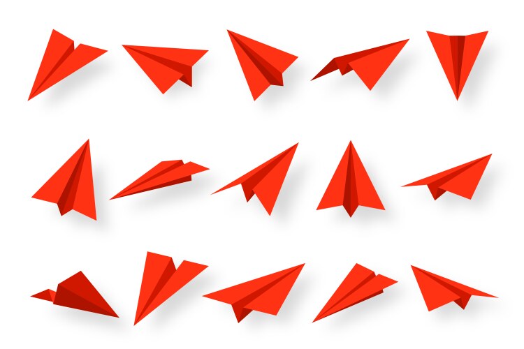 Paper plane conceptual Royalty Free Vector Image
