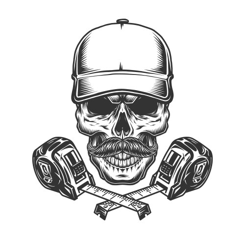 Construction Worker Skull Vector Images (over 420)