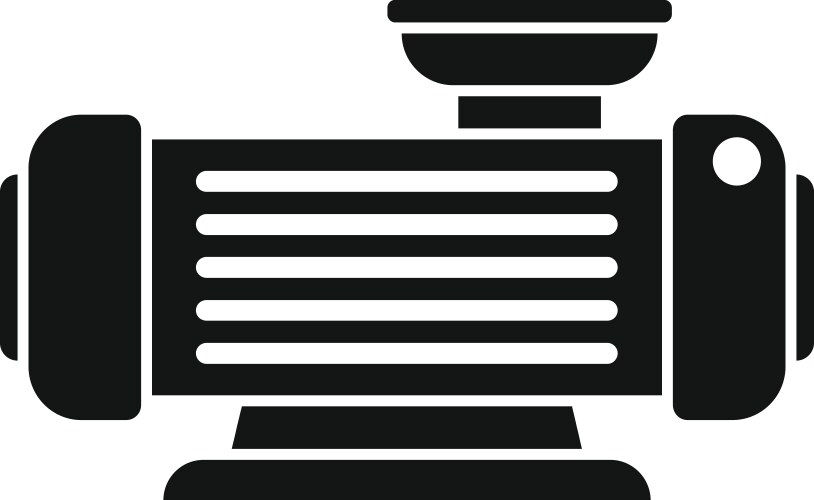 Generator compressor icon simple air Royalty Free Vector