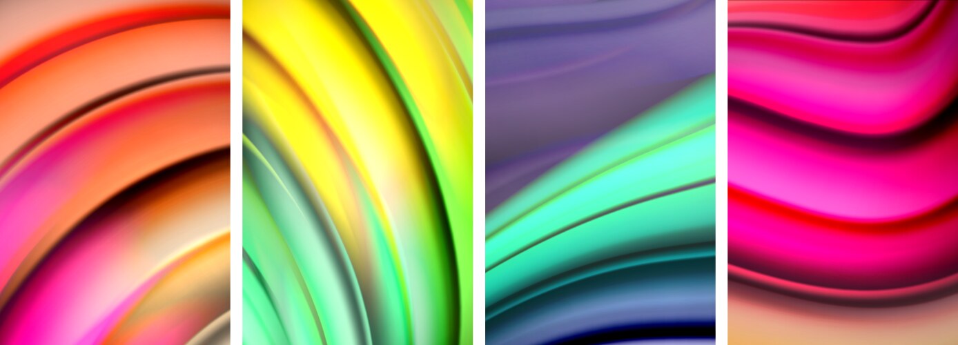 Blurred color line backgrounds Royalty Free Vector Image