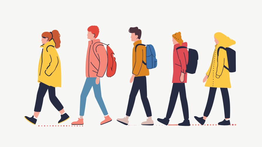 People Side View Vector Images (over 10,000)