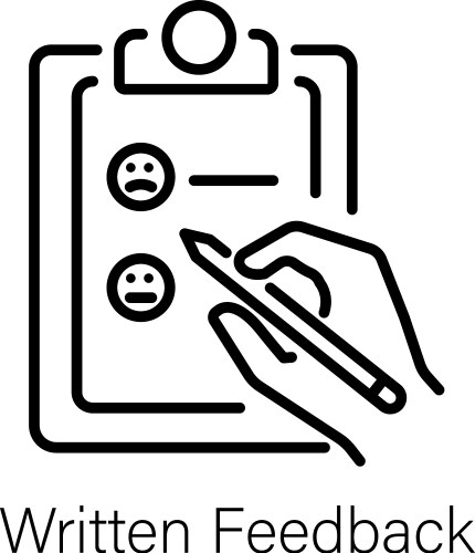 Online feedback Royalty Free Vector Image - VectorStock