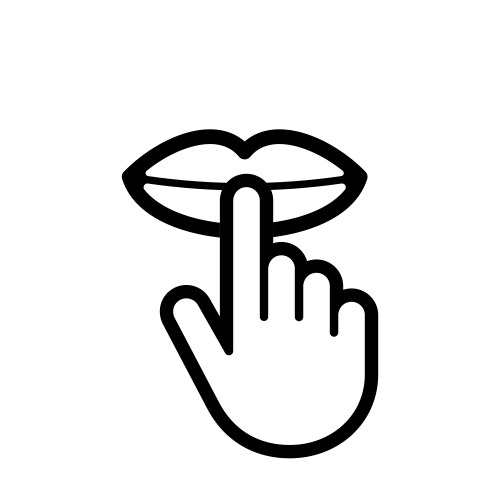 Please Keep Quiet Sign Vector Images (over 250)