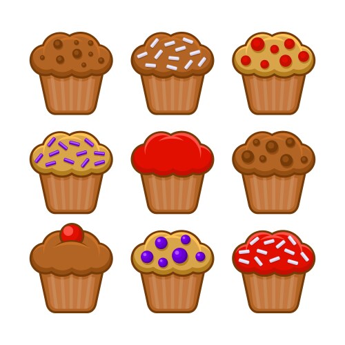 Muffin Cartoon Vector Images (over 16,000)
