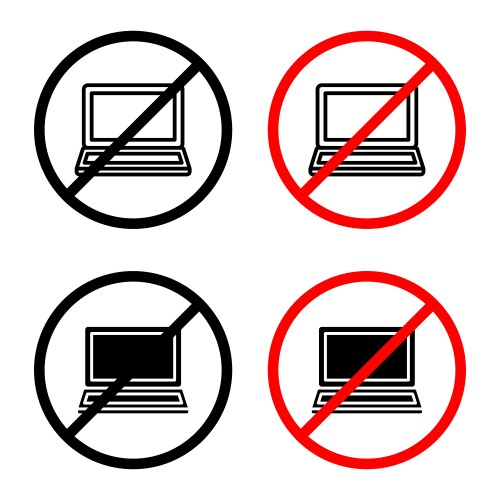 No cell phones allowed sign for quiet zones and Vector Image