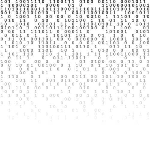 Flat binary code Royalty Free Vector Image - VectorStock