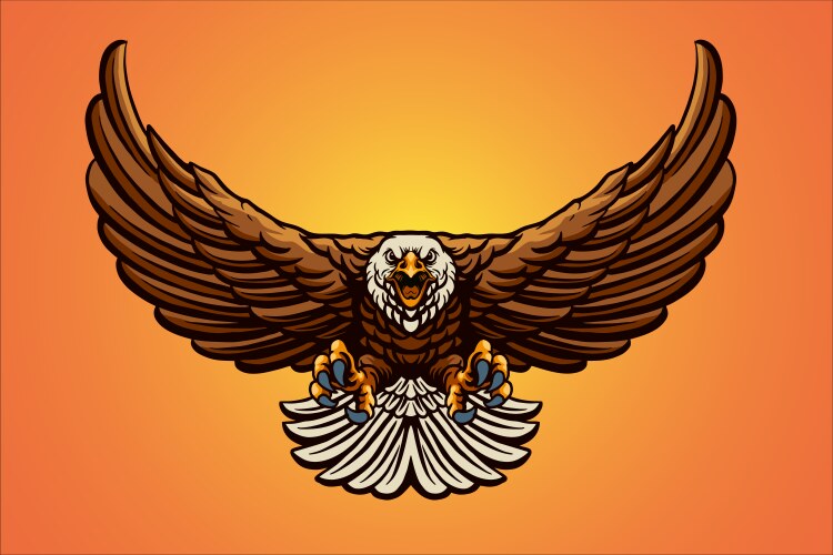 Realistic Eagle Vector Images (over 1,600)