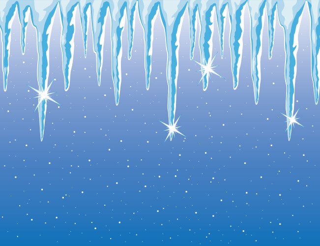 Ice sculpture of diamond on stand shiny frozen Vector Image