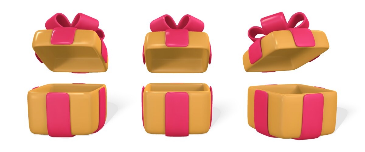 Animation antique box step by open Royalty Free Vector Image