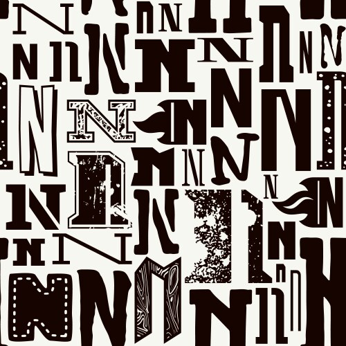 Graffiti Letter N Vector Images (over 220)