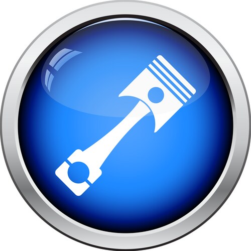 Car motor piston icon Royalty Free Vector Image