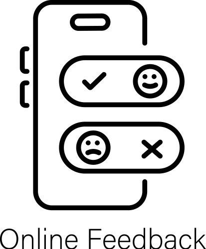 Giving feedback Royalty Free Vector Image - VectorStock