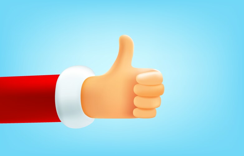 Emoticon doing thumb down Royalty Free Vector Image