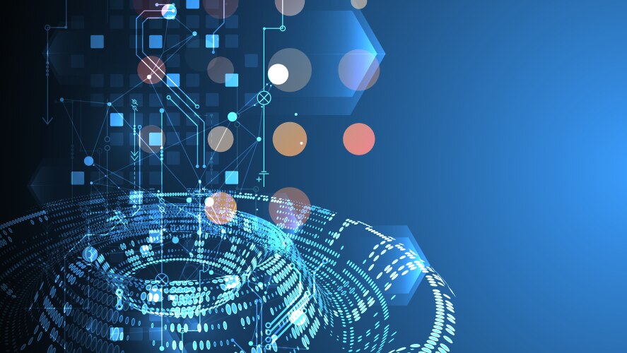 Abstract background technology science Royalty Free Vector