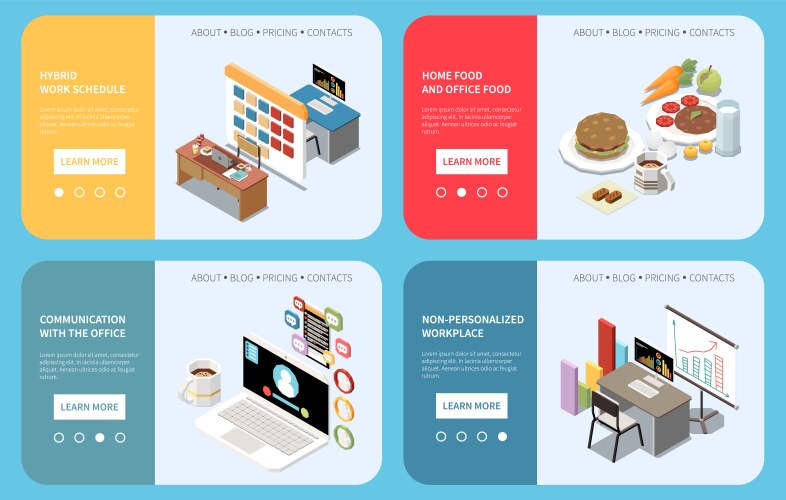 Hybrid Work Vector Images (over 560)