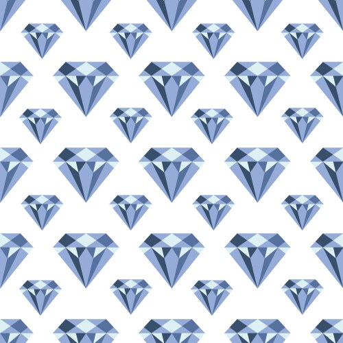 Navy monochrome diamond shapes seamless pattern Vector Image