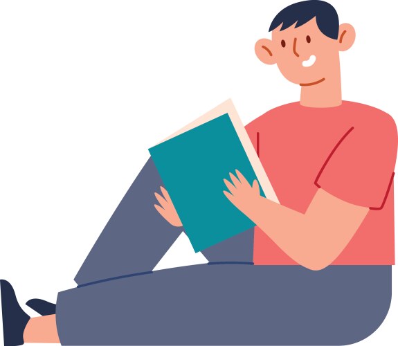 Book Reader Vector Images (over 26,000)