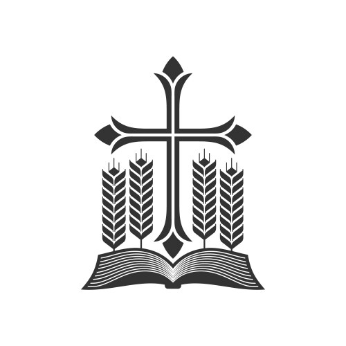 Holy bible symbol worship church psalm icon Vector Image