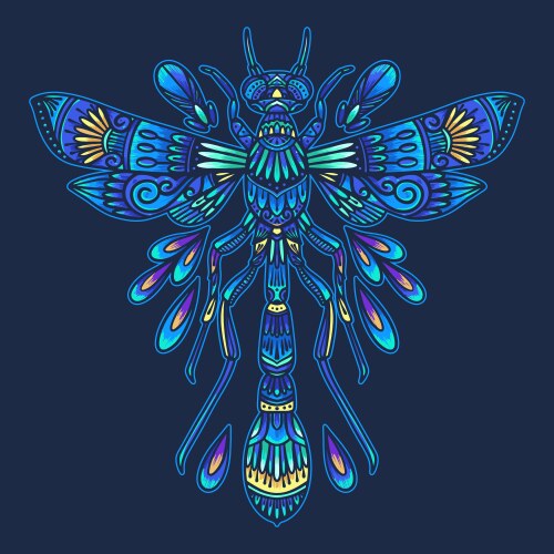 Dragonfly Mandala Vector Images (over 120)