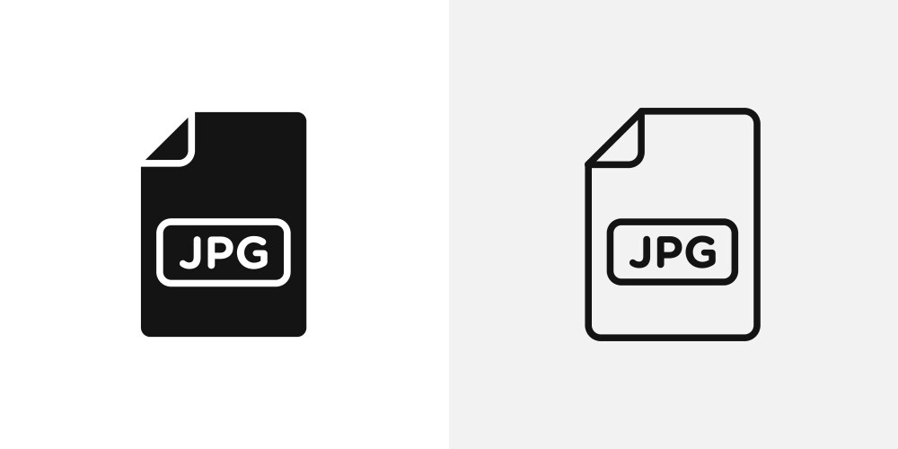 Gif icon set animated format symbol Royalty Free Vector