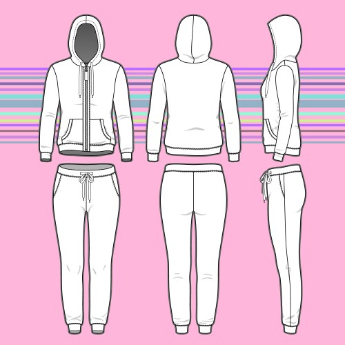 Blank Sweatpants Template Vector Images (over 320)