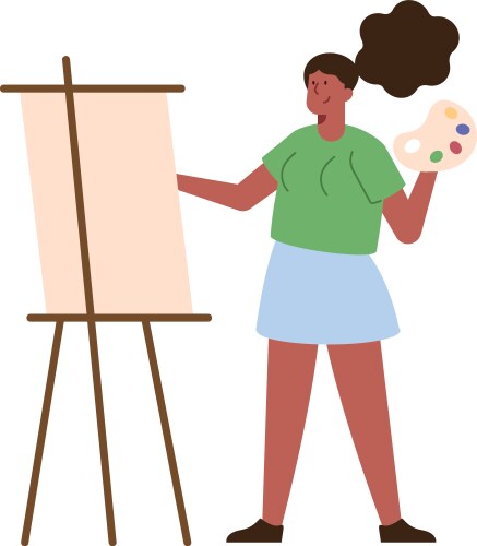 Female Painter Vector Images (over 2,700)