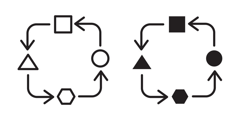 Adaptation Concept - Dynamic Symbol – Royalty-Free Vector | VectorStock
