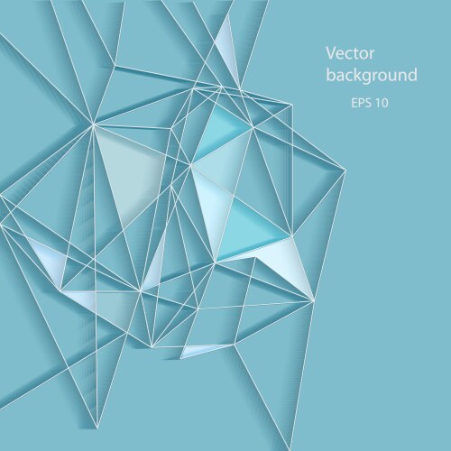 Abstract blue background with pastel color Vector Image