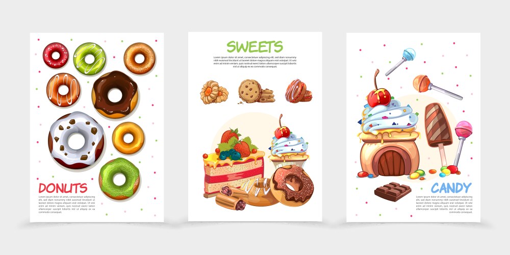 Cartoon Sweets Vector Images (over 570,000)