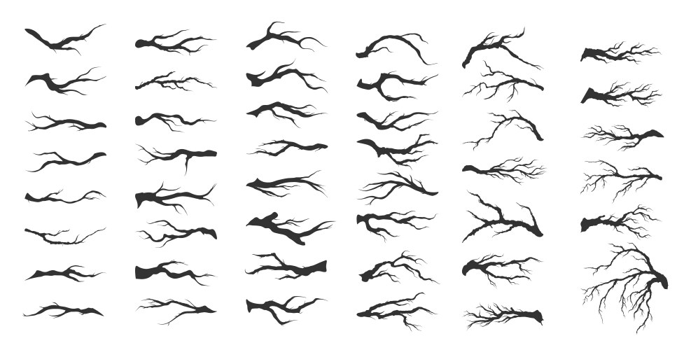 Liquid branches Royalty Free Vector Image - VectorStock