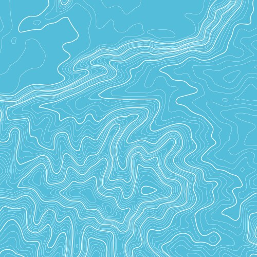 Blue topographic lines Royalty Free Vector Image