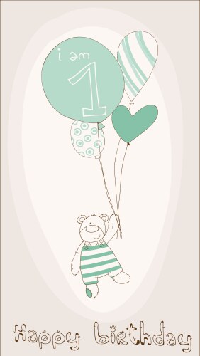Baby card Royalty Free Vector Image - VectorStock