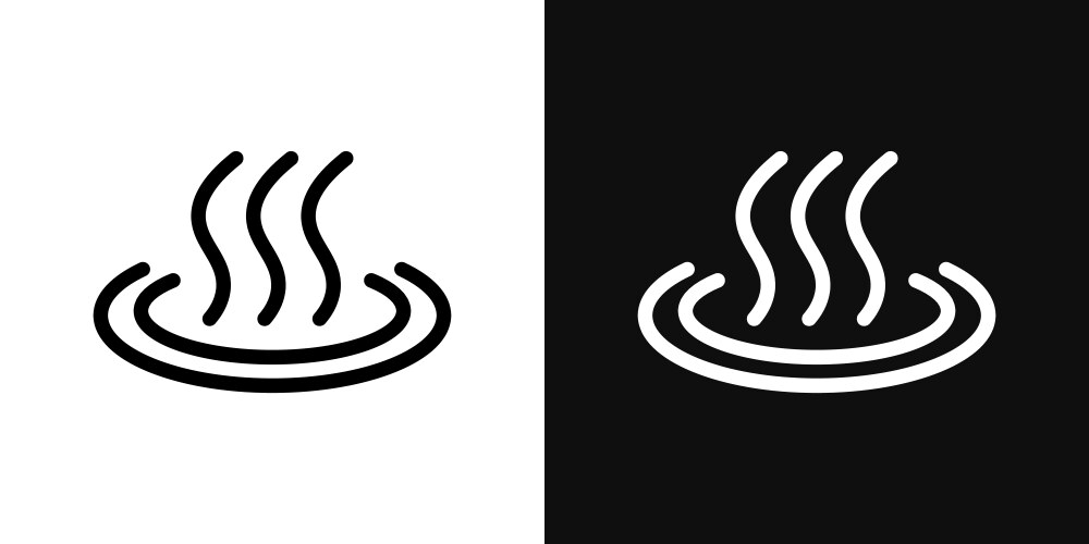 Onsen icon Royalty Free Vector Image - VectorStock