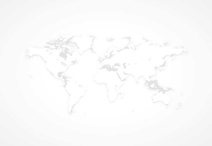 World continents map fill simplified global design