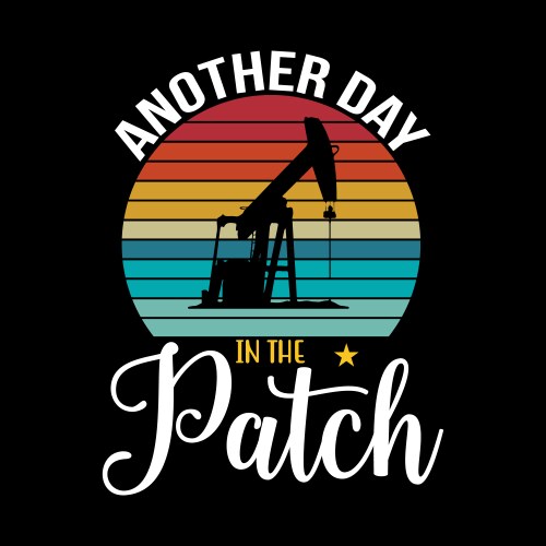 Oil rig worker drill oilfield workers cute Vector Image