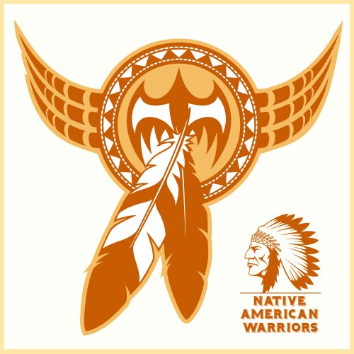 Indian Headdress Logo Indian Head Logo Etsy