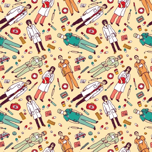 Nurse Pattern Vector Images (over 3,400)