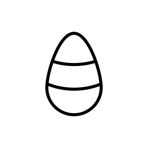 Candy corn icon isolated on white background Vector Image