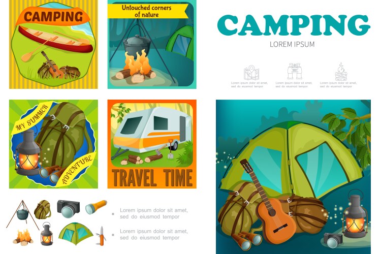 Camping Cartoon Vector Images (over 49,000)